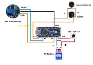 ANTI SLEEP ALARM PROJECT USING EYE BLINK SENSOR & ARDUINO - Circuits ...