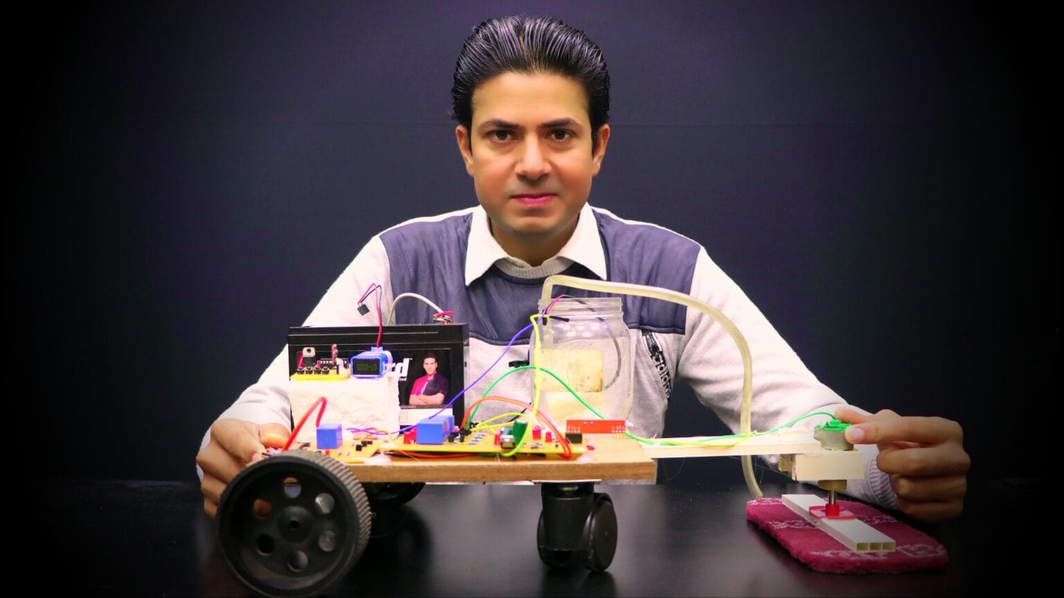 Automatic Wireless Controlled Smart Floor Cleaning Robotic Project for Engineering Students ...