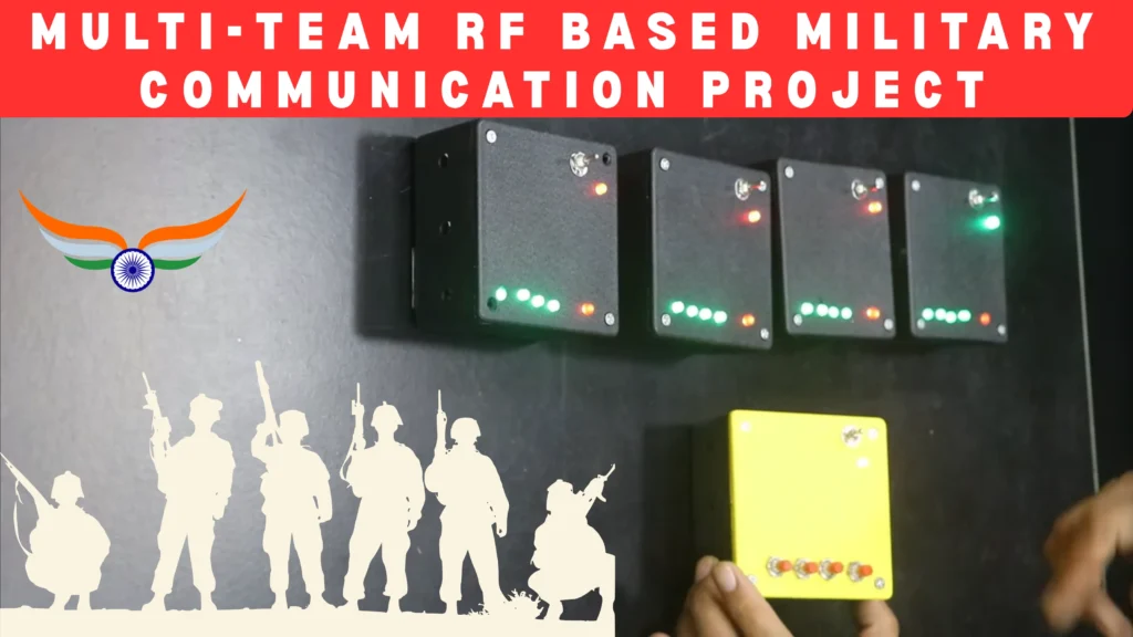 Military Wireless Communication Project – Advanced RF Command System